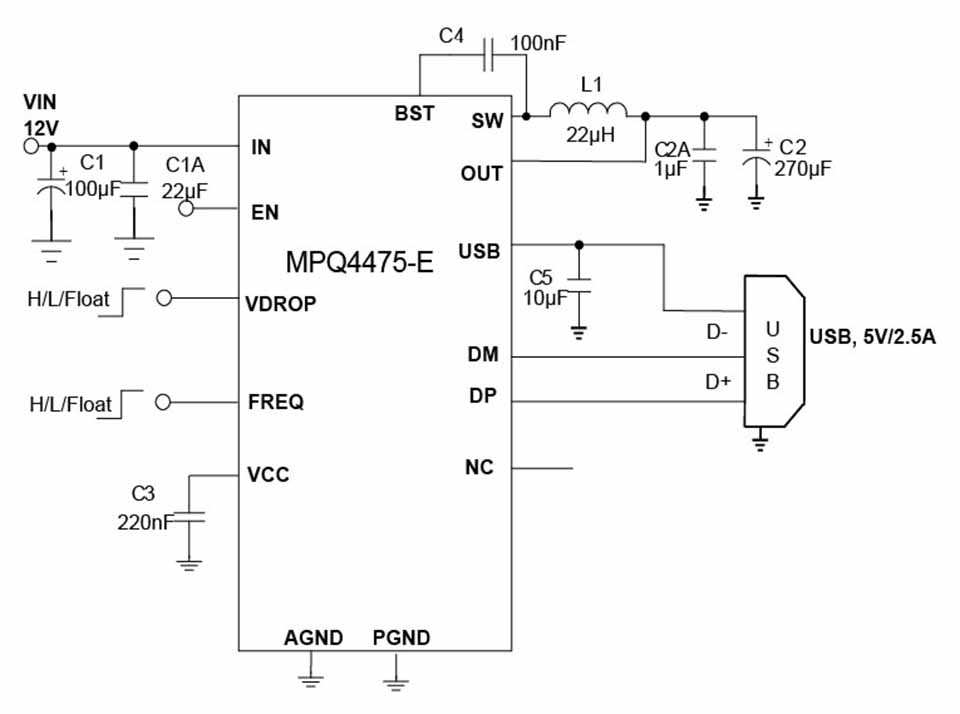 Monolithic Power Systems MPQ4475GR-E-AEC1-Z: Symbol, Footprint, 3D STEP Model | Ultra Librarian