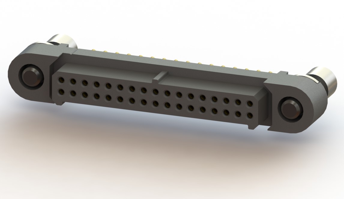 Nicomatic A222Y34V16: Symbol, Footprint, 3D STEP Model | Ultra Librarian