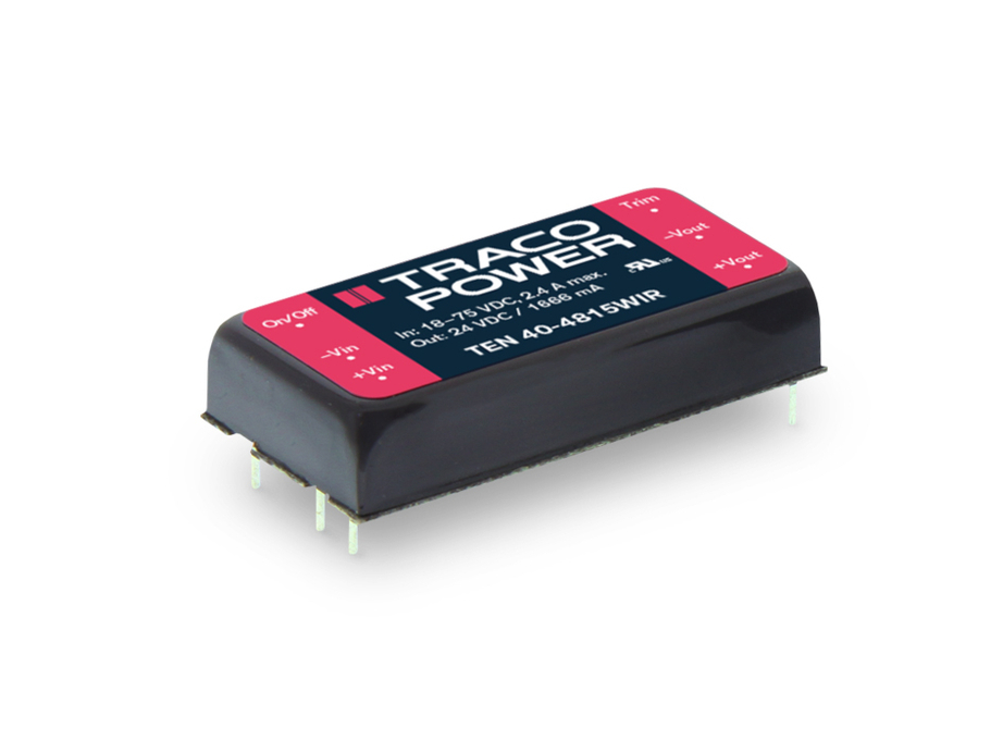 Traco Power TEN 40-2411WIR: Symbol, Footprint, 3D STEP Model | Ultra Librarian