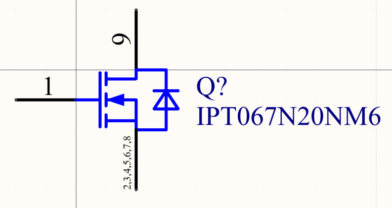 Infineon IPT067N20NM6ATMA1: Symbol, Footprint, 3D STEP Model | Ultra ...