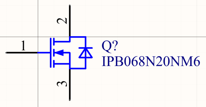 Infineon IPB068N20NM6ATMA1: Symbol, Footprint, 3D STEP Model | Ultra ...