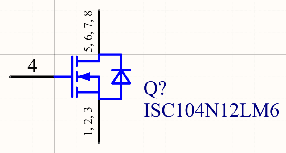 Infineon ISC104N12LM6ATMA1: Symbol, Footprint, 3D STEP Model | Ultra ...