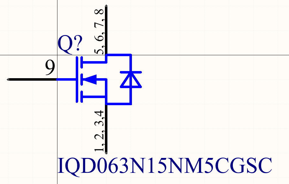 Infineon IQD063N15NM5CGSCATMA1: Symbol, Footprint, 3D STEP Model ...