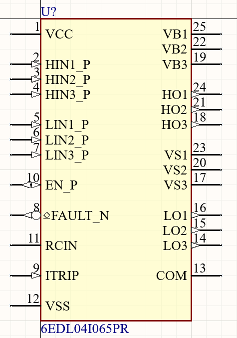 Infineon 6EDL04I065PRXUMA1: Symbol, Footprint, 3D STEP Model | Ultra Librarian